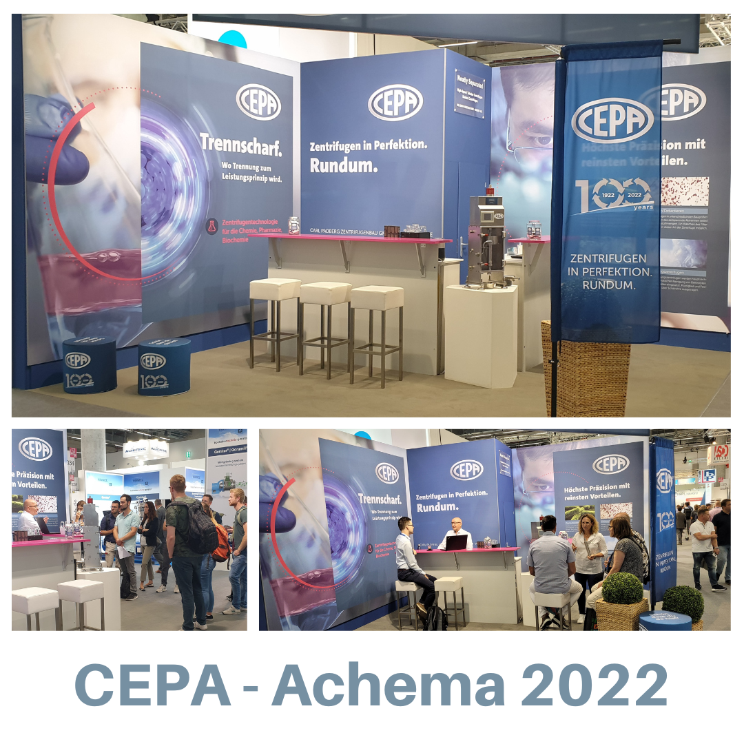 CEPA auf der diesjährigen Achema Messe in Frankfurt!