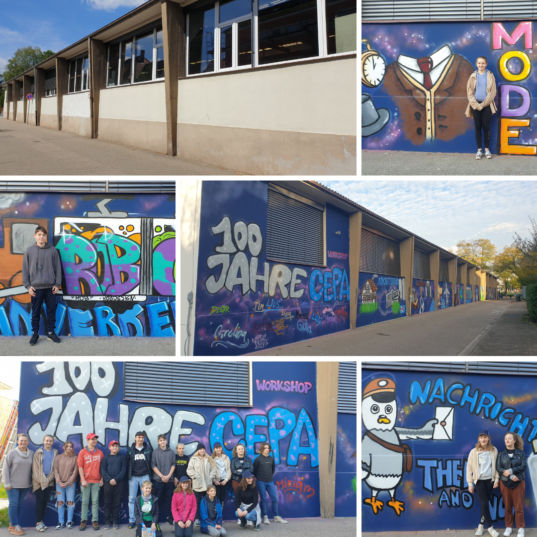 100 Jahre Zeitgeschichte zum Leben erweckt: Graffiti-Kunst ziert ...